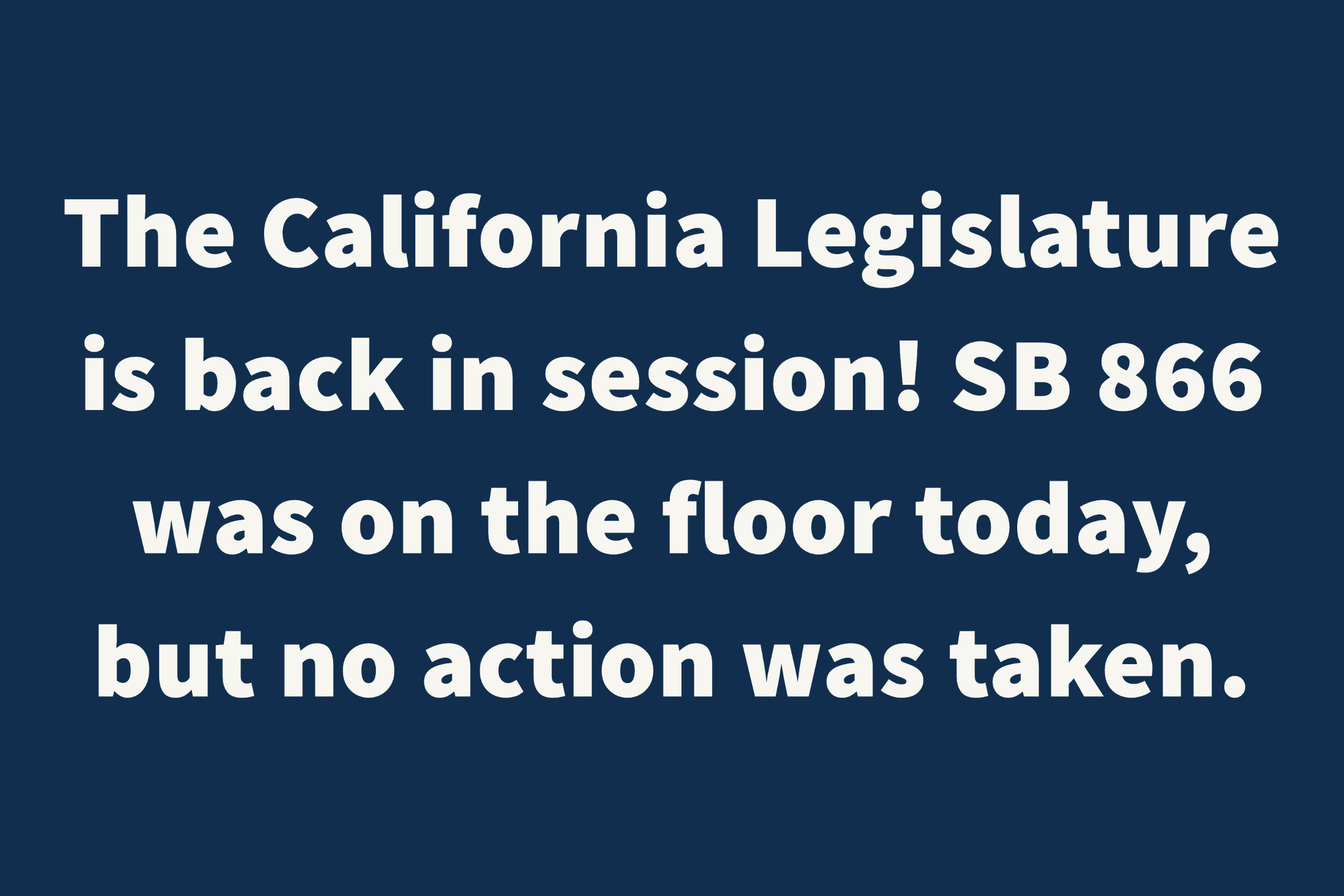 SB 866 Update | Family Protection Ministries